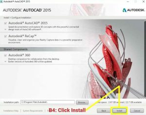 Hướng dẫn cài Autocad 2015 Full Crack chỉ 1 click