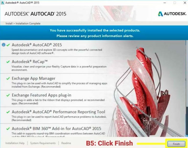 Hướng dẫn cài Autocad 2015 Full Crack chỉ 1 click