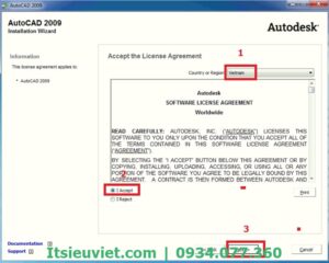Hướng dẫn cài Autocad 2009 chi tiết full crack
